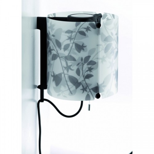 Bruin frame met shadow leaves bruine kap | Buitenverlichting